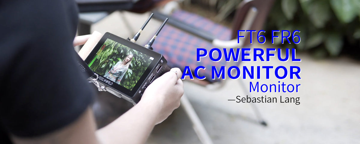FEELWORLD FT6 FR6 5.5" Wireless Video Transmission Monitor Set-@Sebast – feelworld official store