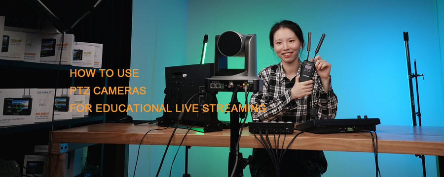 How to Use PTZ Cameras for Educational Live Streaming – feelworld ...