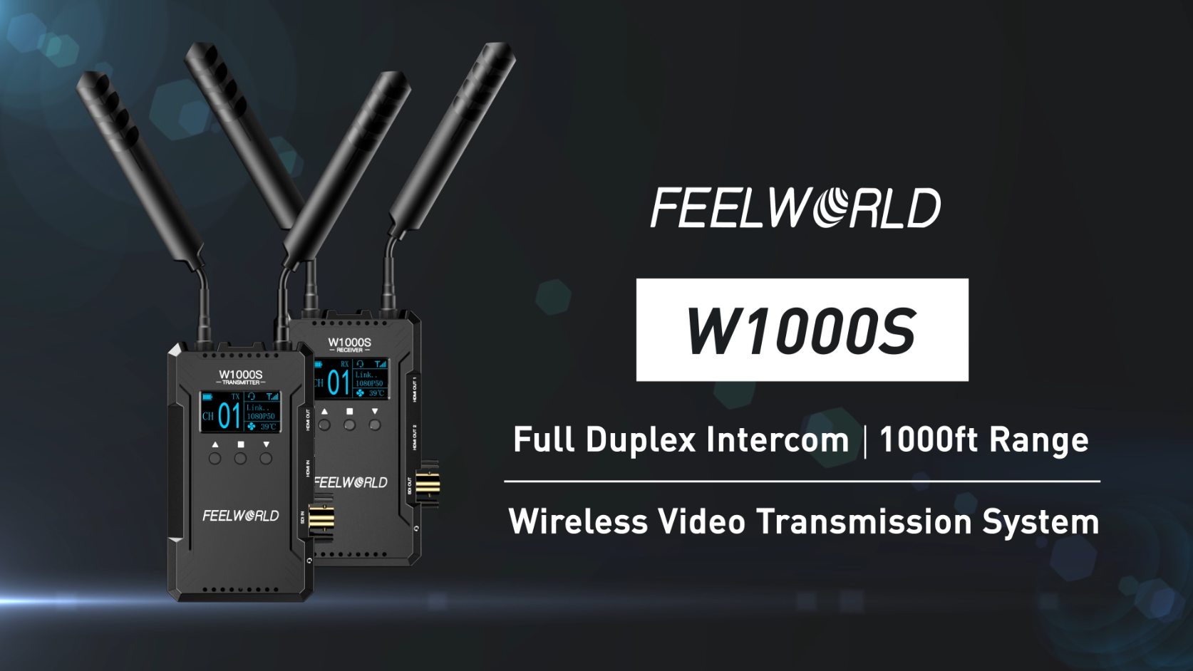 FEELWORLD W1000S Wireless Transmission 1000FT 0.08s Low Latency SDI IN – feelworld official store