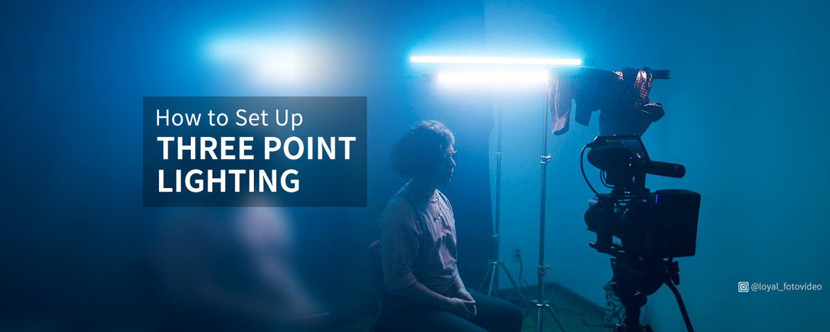 How to Set Up Three point lighting – feelworld official store