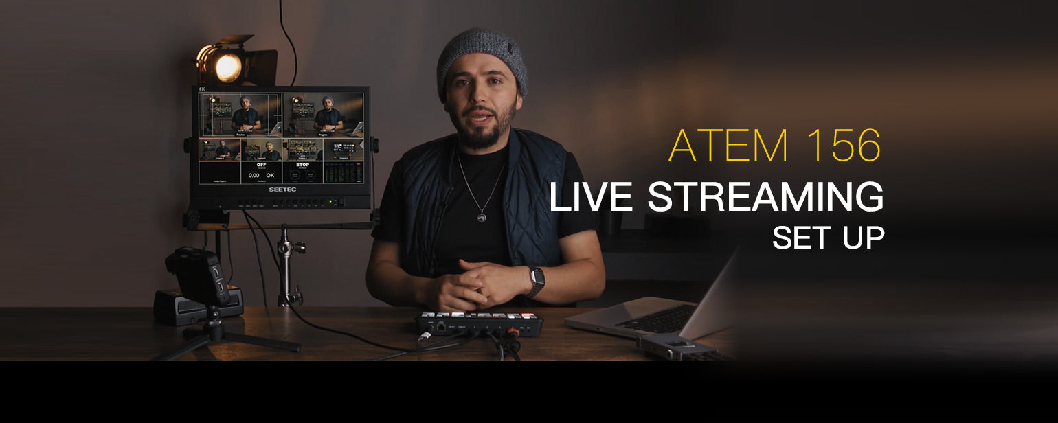 SEETEC ATEM156- 15.6" Multiview Monitor Atem Mini Live Streaming Setup ...