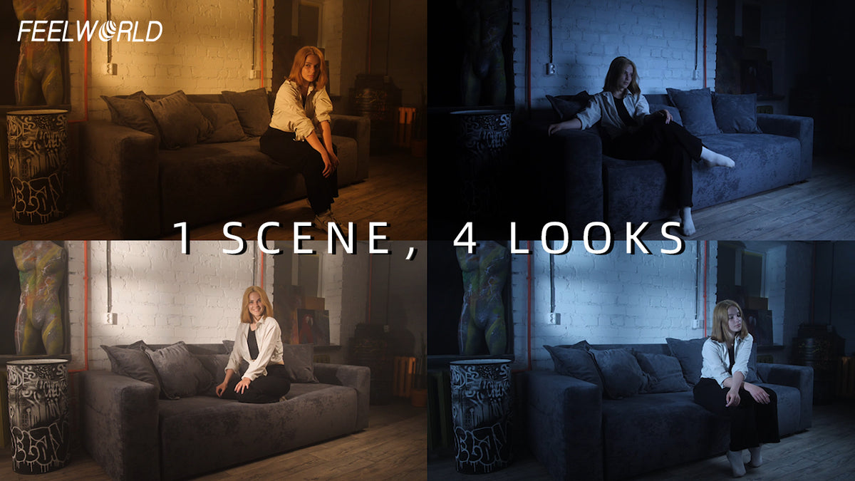 Light Up Your Look: 1 Scene, 4 Stunning Lighting Setups – feelworld ...
