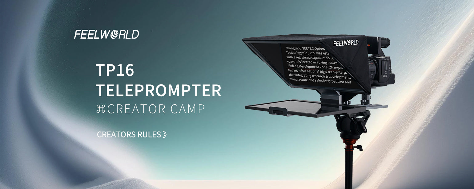 FEELWORLD CREATOR CAMP RULES-FEELWORLD TP16 16" Portable Universal Tel ...