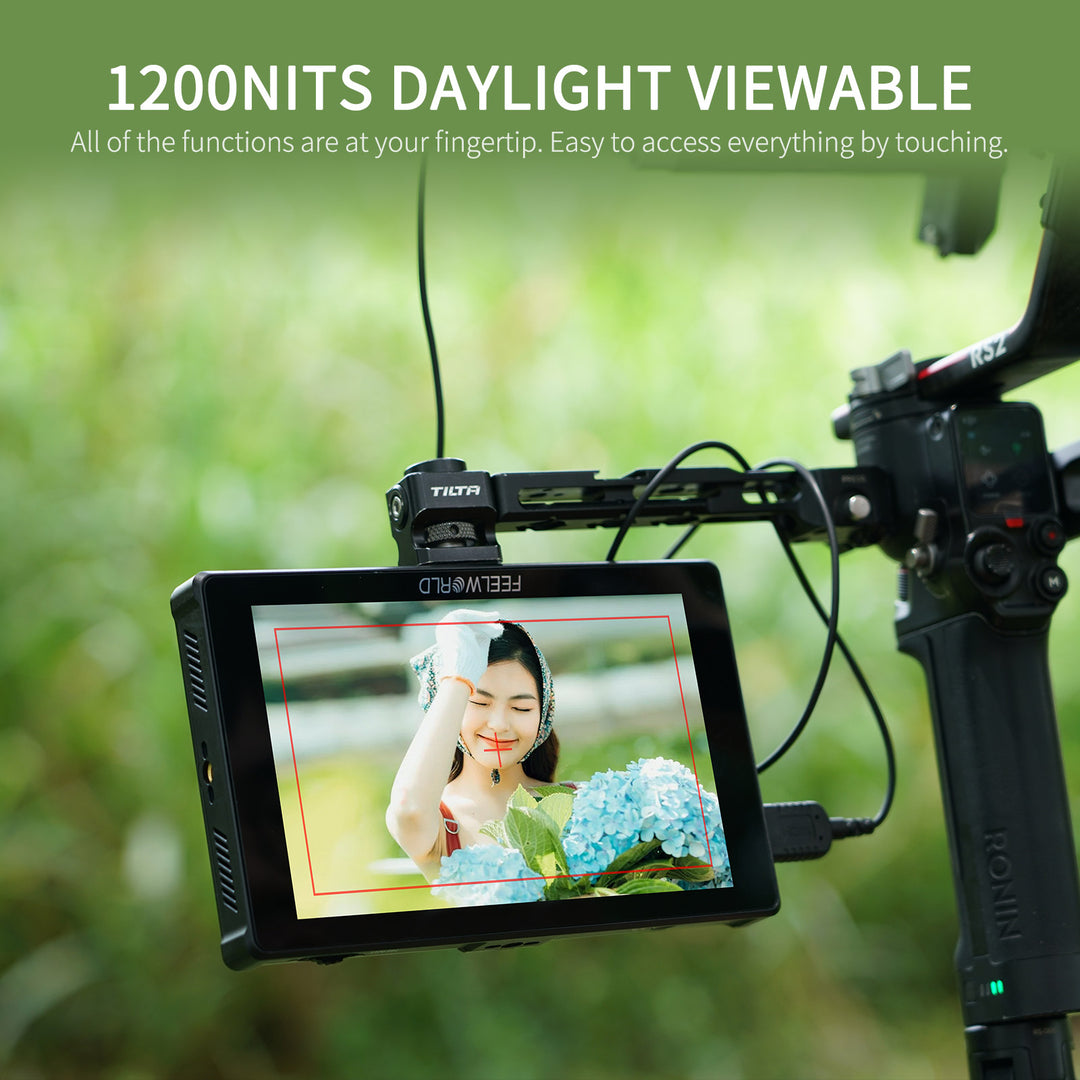 FEELWORLD F7 PLUS 7 Inch 1200nit DSLR Camera Field Monitor Touchscreen ...