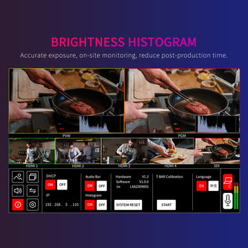 FEELWORLD L4 Multi-camera Video Mixer Switcher 10.1"Touch Screen ...