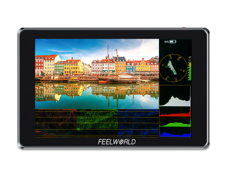 FEELWORLD S7 7-inch 12G-SDI HDMI2.0 Camera Field Monitor High Brightne ...