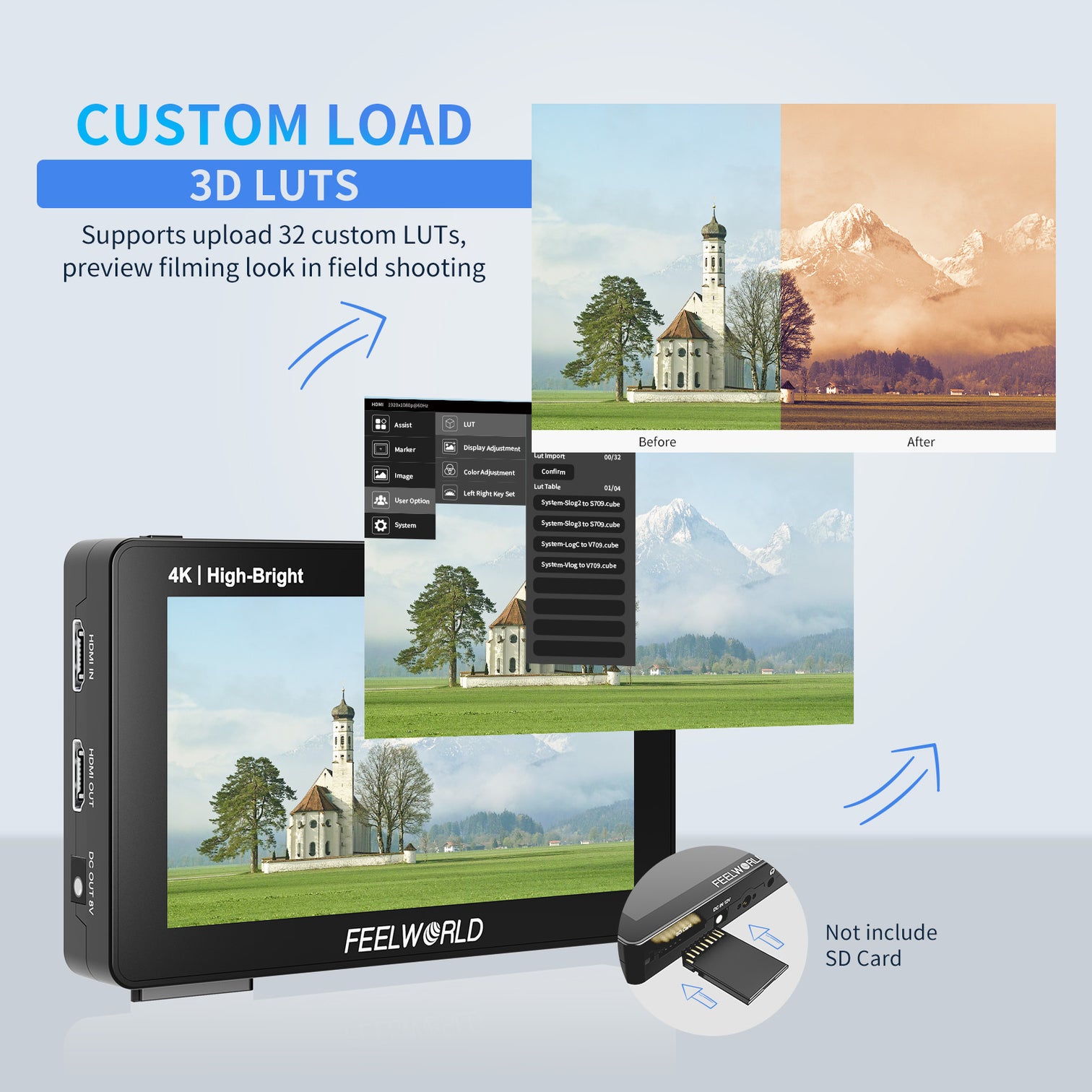 FEELWORLD F6 PLUSX 5.5 Inch 1600nit Touch Screen – feelworld official store