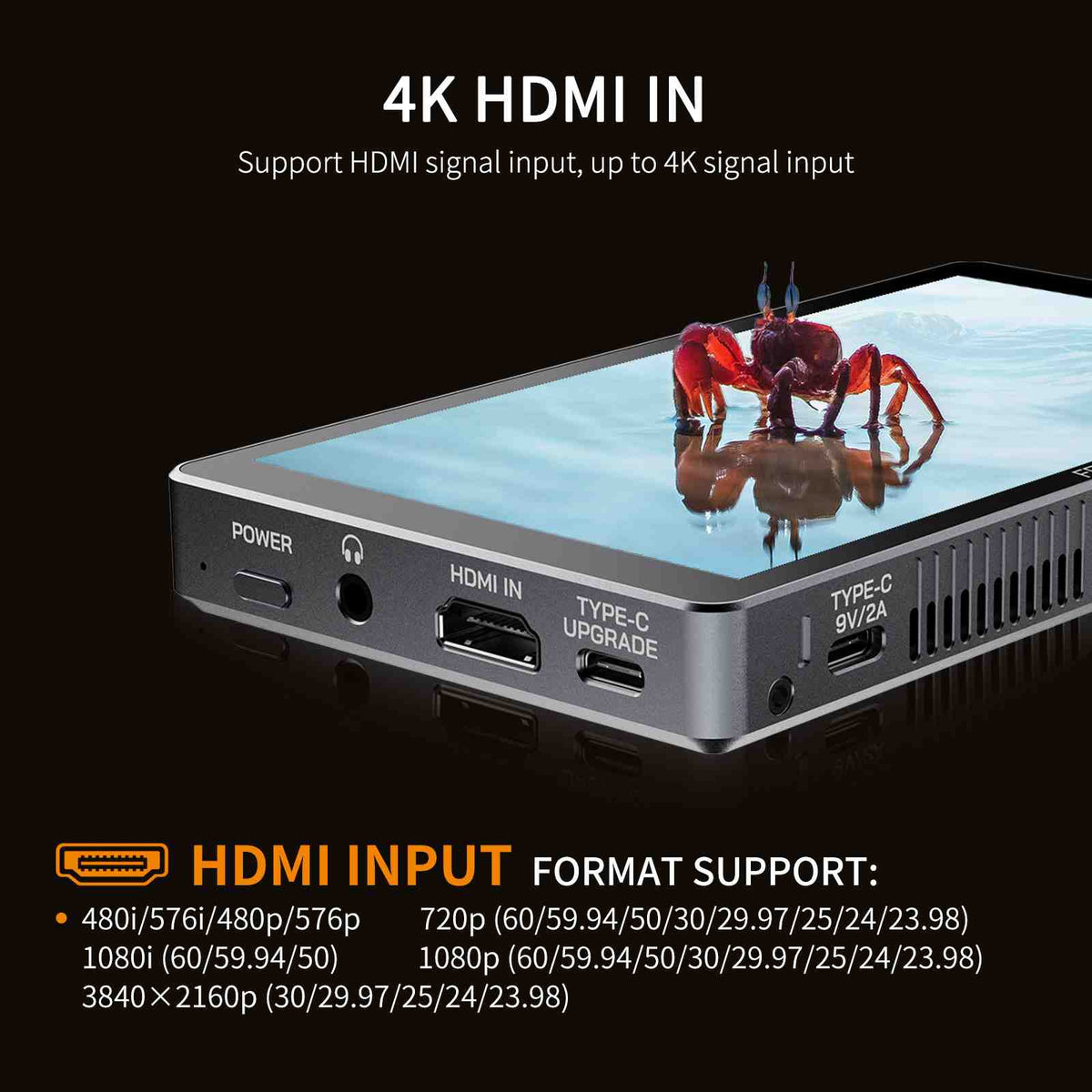 FEELWORLD P6XL 6 Inch Aluminium Built-in Battery Touch Screen 1200nit ...