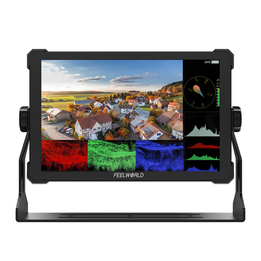 FEELWORLD T10 10.1 Inch 500nit Aluminium DSLR Camera Field Monitor ...