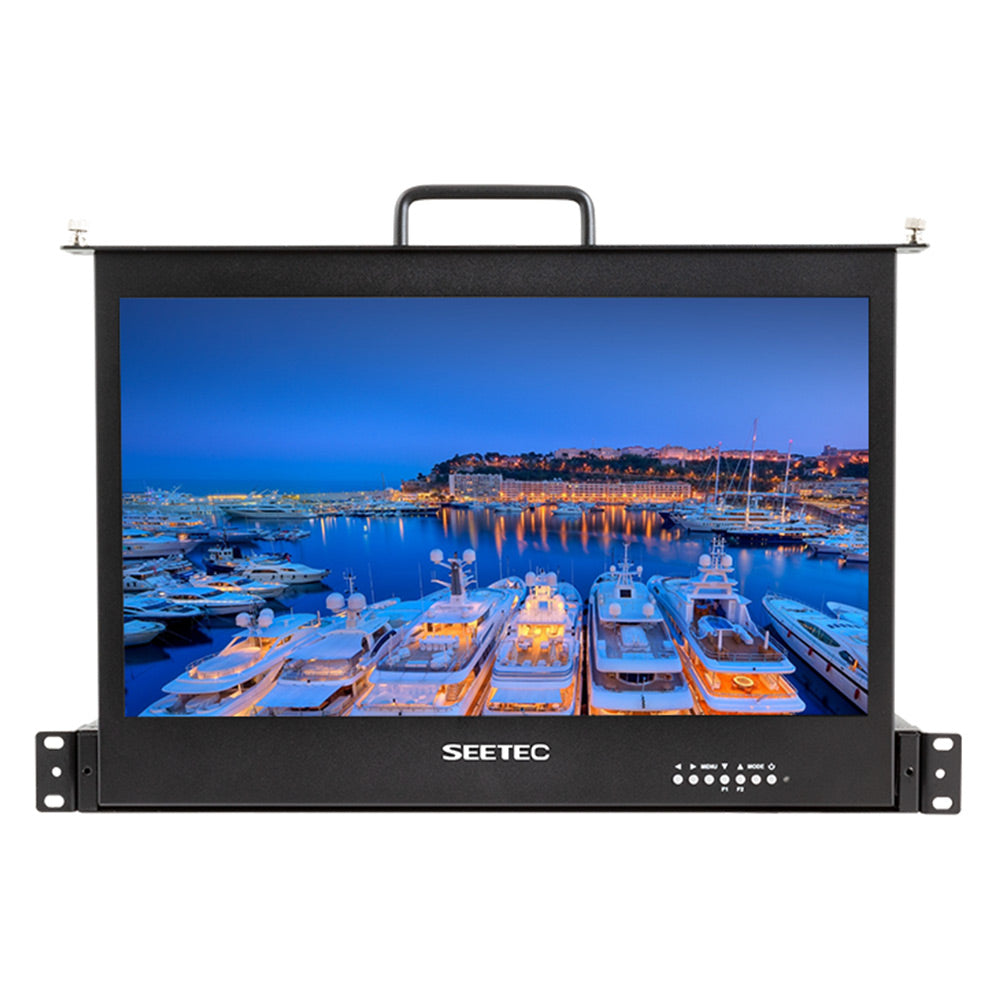 SEETEC SC173-HSD-56 17.3 Inch 1920x1080 1RU Pull Out Rackmount Monitor ...