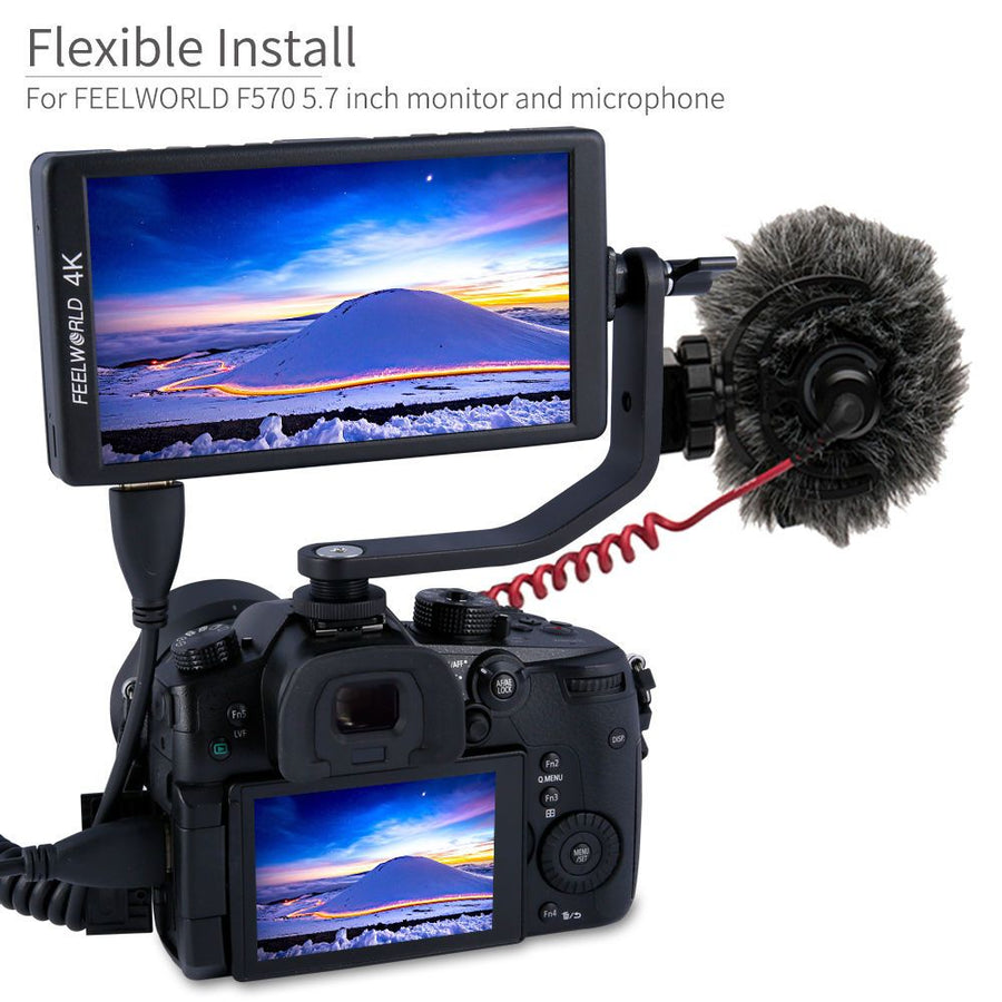 Tilt Arm for FEELWORLD Camera Monitor Mount on DSLR Stabilizer Gimbal ...